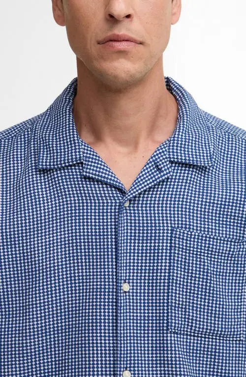 Barbour Rudbek Geo Jacquard Cotton Camp Shirt