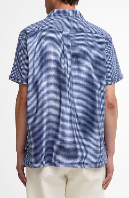 Barbour Rudbek Geo Jacquard Cotton Camp Shirt