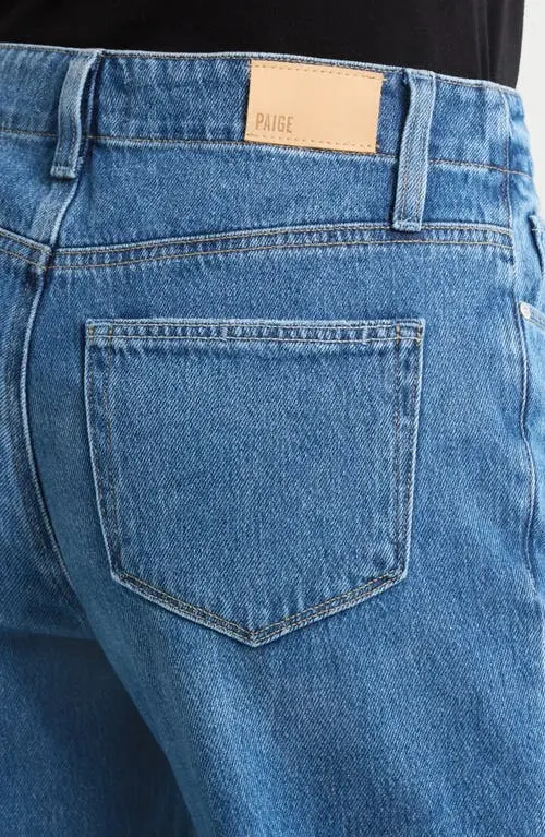 Paige Zoey Tie Waist Wide Leg Jeans - Serenite