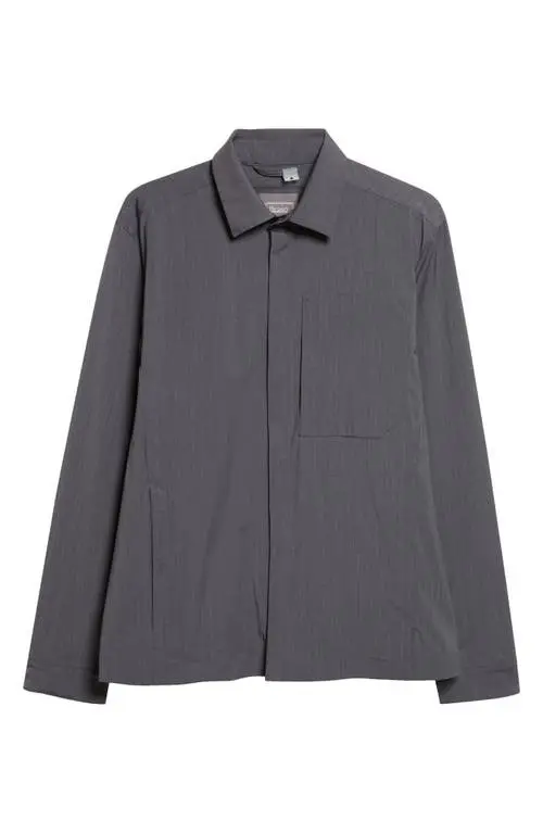 Herno Tech Merino Shirt Jacket - 9487 Iron