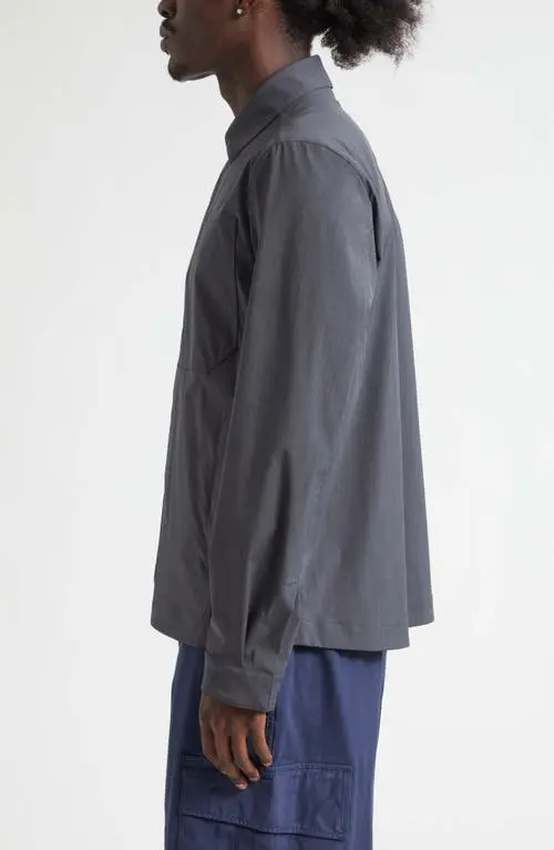 Herno Tech Merino Shirt Jacket - Iron