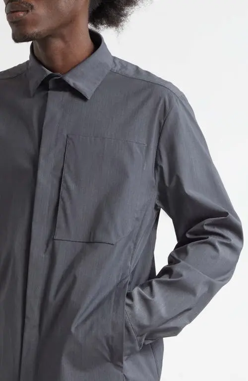 Herno Tech Merino Shirt Jacket - Iron