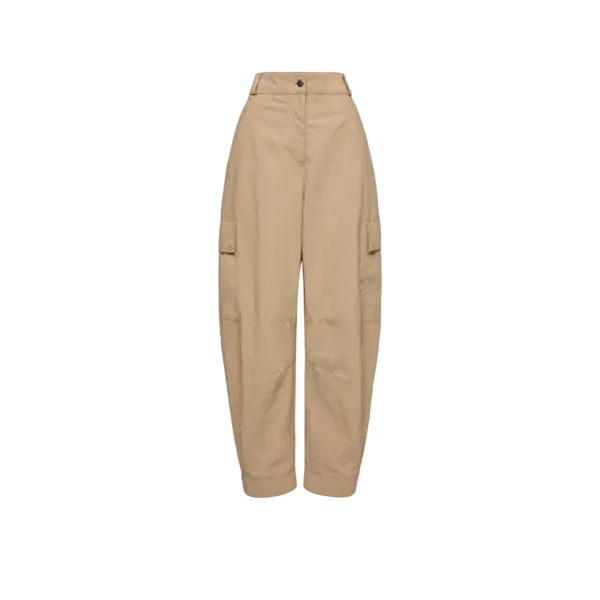 Moncler Froissé Technique Pants - Beige