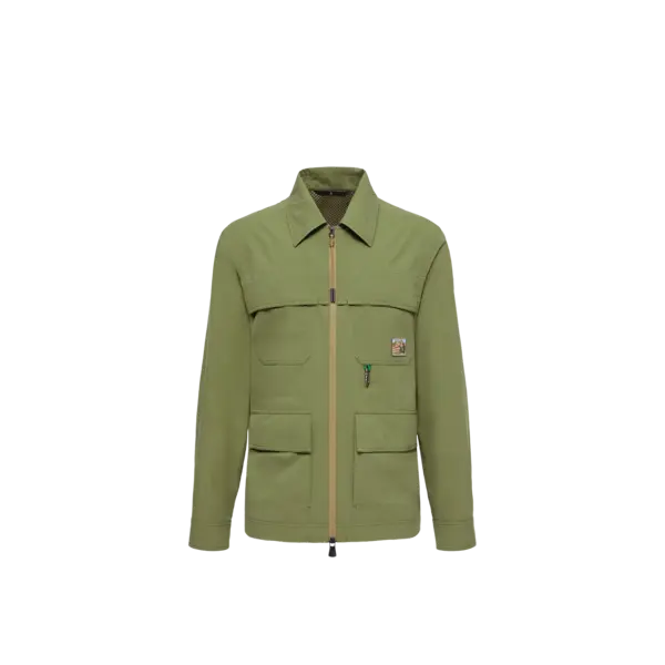 Moncler Taffeta Shirt Jacket - Green
