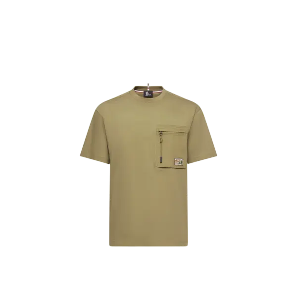 Moncler Utility Pocket Cotton T-shirt - Green
