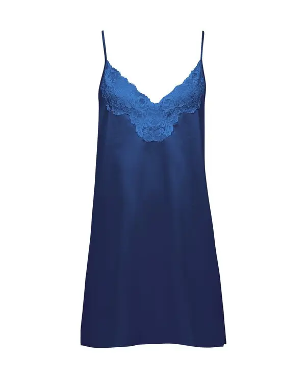 Bluebella Isabella Satin Chemise - Blue