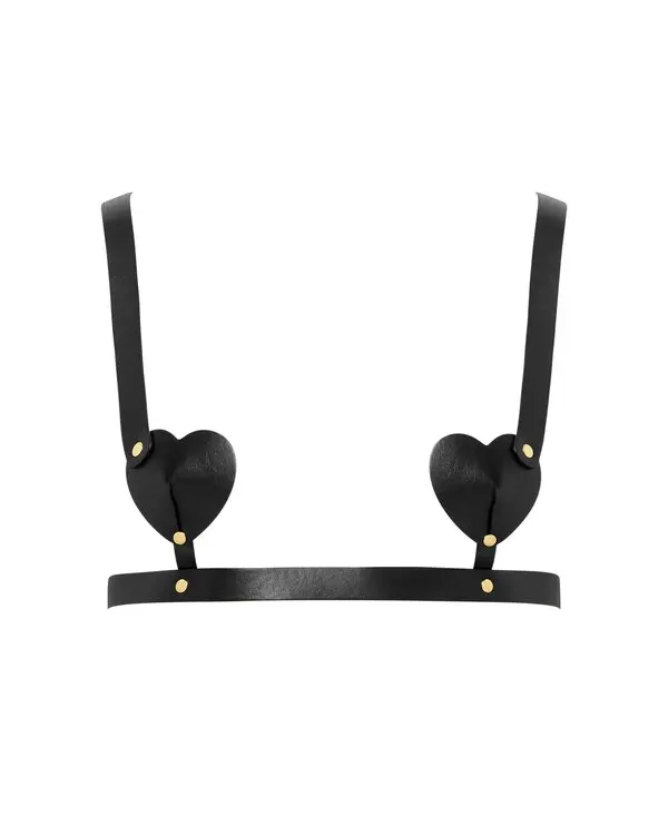 Bluebella Salome Open Heart Bra - Black