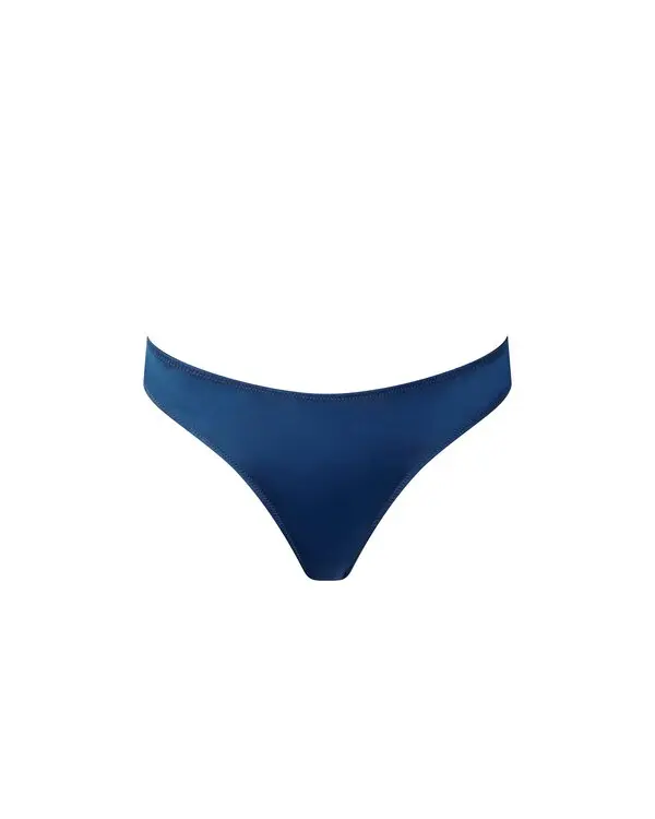 Bluebella Verona Satin Panty Navy - Blue