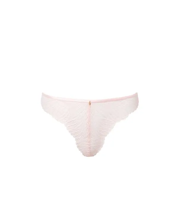 Bluebella Peyton Lace Thong - Pink