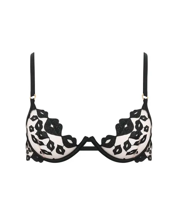 Bluebella Marian Embroidered Bra - Black