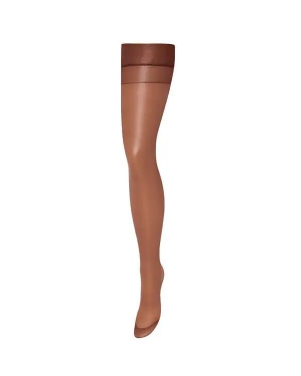 Bluebella Plain Top Stockings - Brown