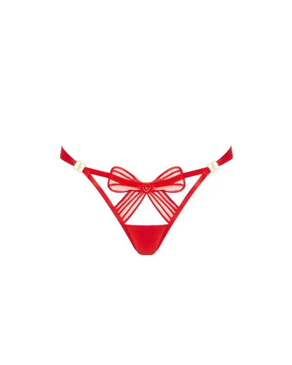 Bluebella Annabel Open-back Panties - Red
