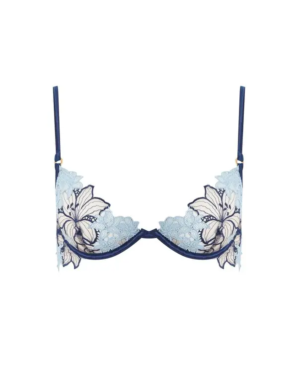 Bluebella Calantha Floral Lace Bra - Blue