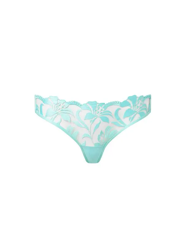 Bluebella Leonora Floral Embroidered Panty - Blue