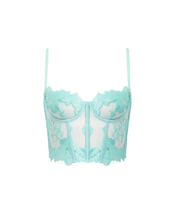 Bluebella Serenity Wired Bustier Island Paradise - Blue