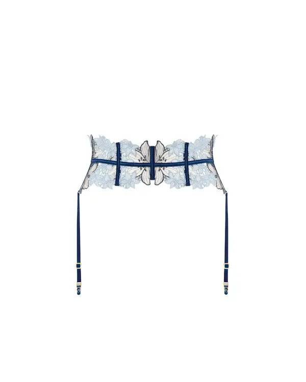 Bluebella Calantha Waspie Garter Belt - Blue
