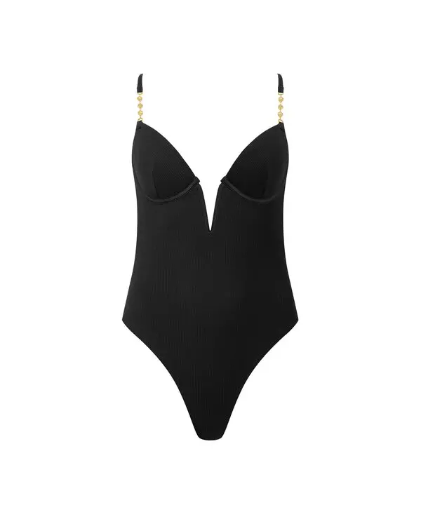 Bluebella Caspian Underwire One Piece Swimsuit - Black