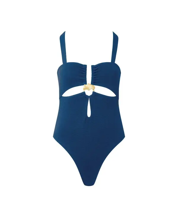 Bluebella Cadiz Cut Out One-piece Swimsuit - Blue