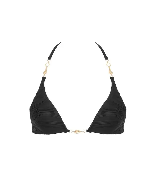Bluebella Orta Triangle Bikini Top - Black