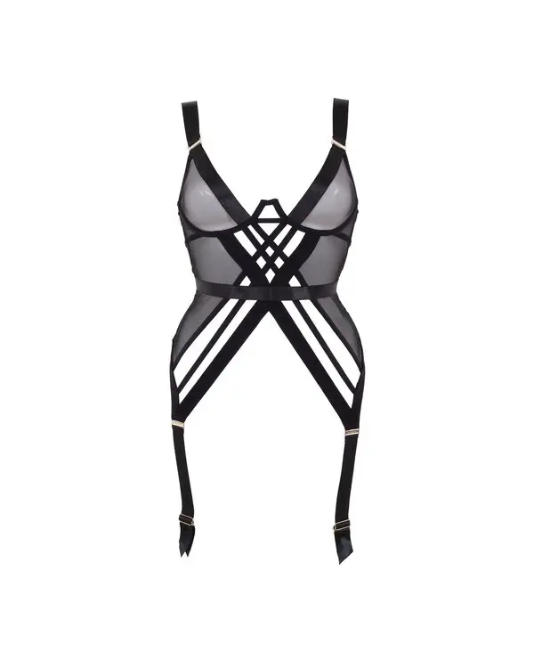 Bluebella Sawyer Wired Basque - Black
