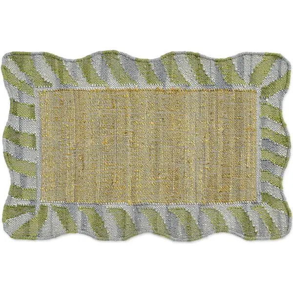 MACKENZIE-CHILDS Jute Scalloped Rug - Beige