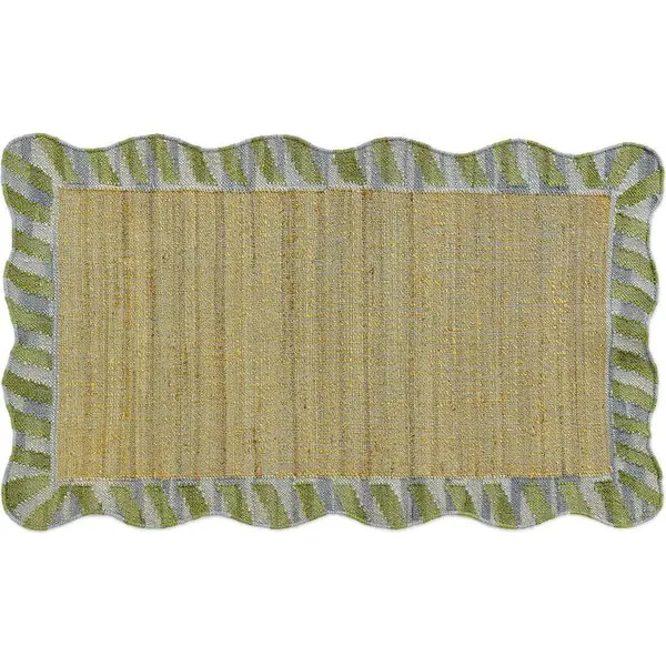 MACKENZIE-CHILDS Jute Scalloped Rug - Beige