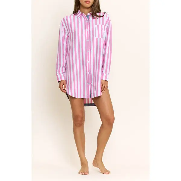 Honeydew Intimates Brunch Date Sleep Shirt - Drift Stripe