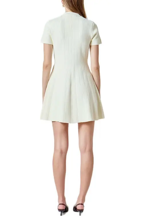 Endless Rose Fit & Flare Knit Mini Dress