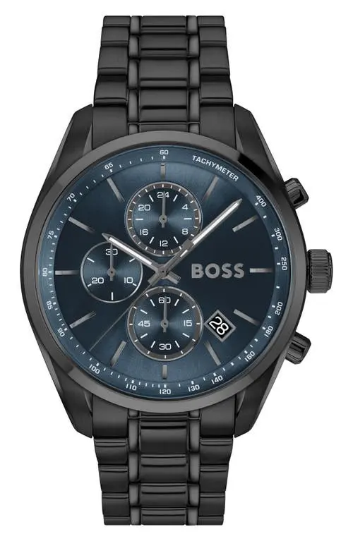 BOSS Grand Prix Chronograph Bracelet Watch - Blue