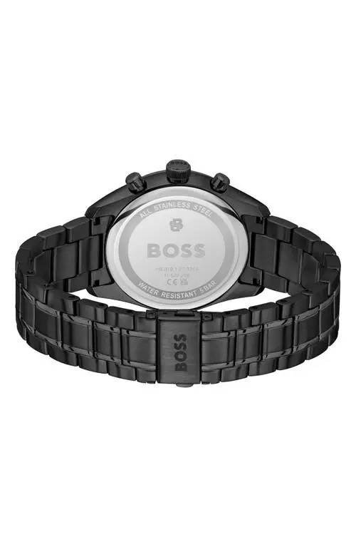 BOSS Grand Prix Chronograph Bracelet Watch - Blue