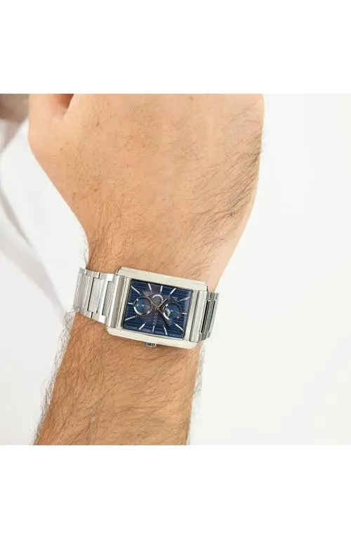 BOSS Multifunction Tank Bracelet Watch - Blue