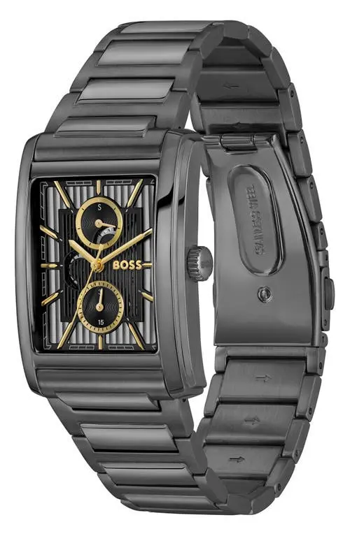 BOSS Principle Multifunction Bracelet Watch - Grey