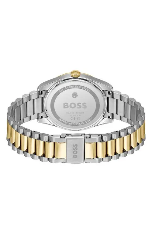BOSS Two-tone Bracelet Watch - Blue