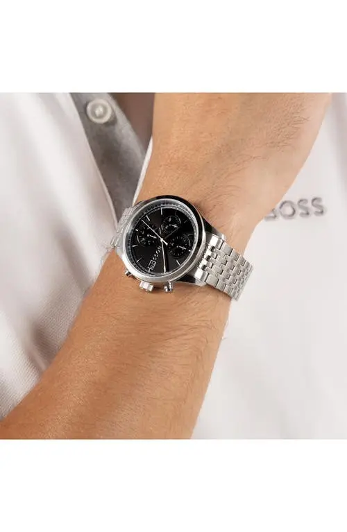 BOSS Stratus Chronograph Bracelet Watch - Black