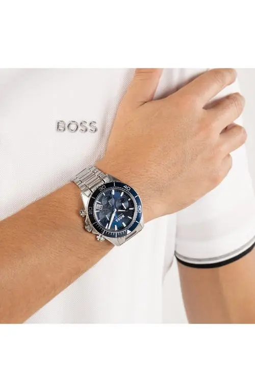BOSS Sealiner Chronograph Bracelet Watch - Blue