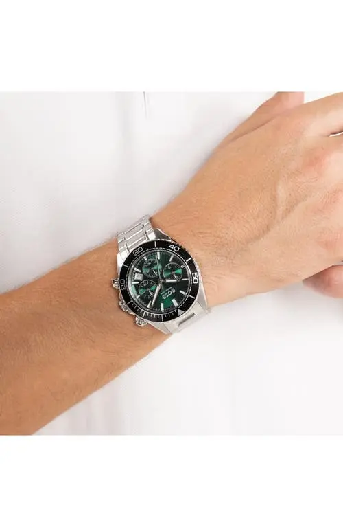 BOSS Sealiner Chronograph Bracelet Watch - Green