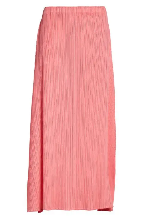 Issey Miyake Pleated Midi Skirt - Pink