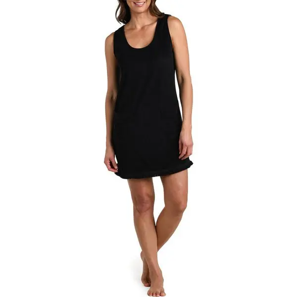 La Blanca Wild Nomad Sleeveless Mini Dress - Black