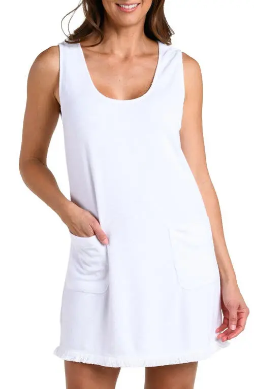 La Blanca Wild Nomad Sleeveless Mini Dress - White