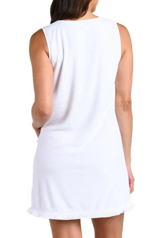 La Blanca Wild Nomad Sleeveless Mini Dress - White