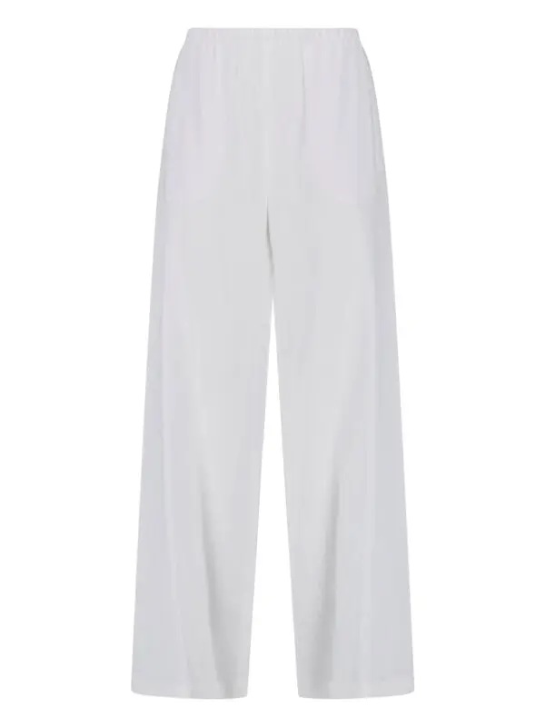 Max Mara Wide Leg "destino" Pants - White