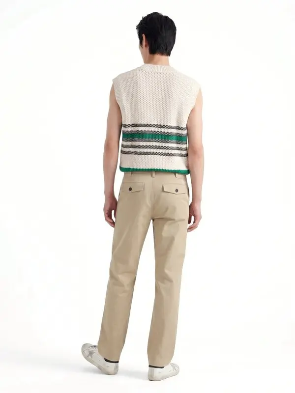Lacoste Piqué Cotton Blend Vest
