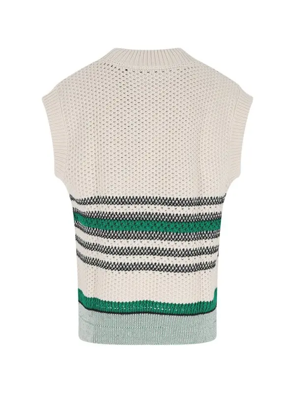 Lacoste Piqué Cotton Blend Vest