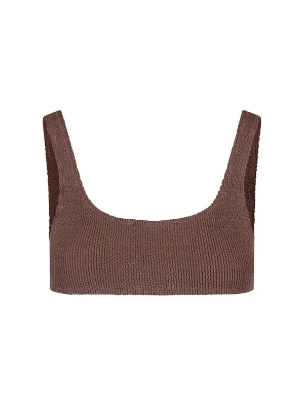 MC2 SAINT BARTH Naima Swimsuit Top - Brown