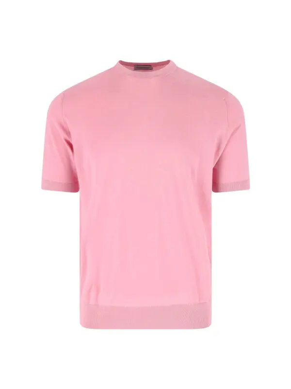 John Smedley T-shirt "kempton - Pink