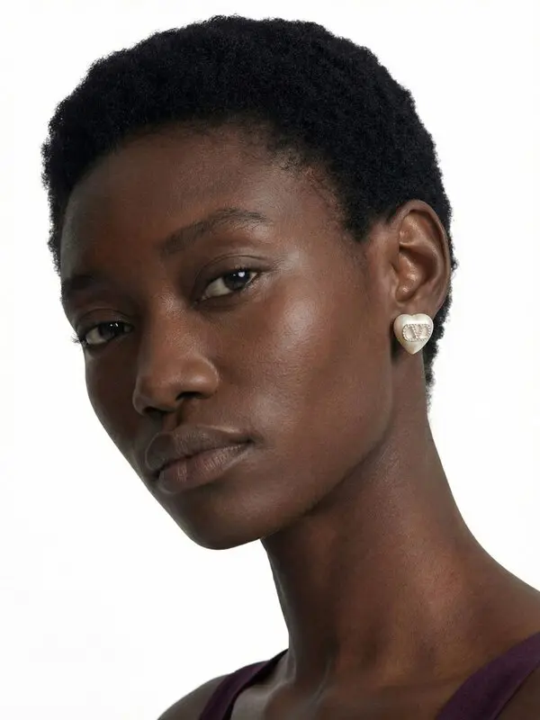Valentino Garavani Earrings With Crystals "vlogo
