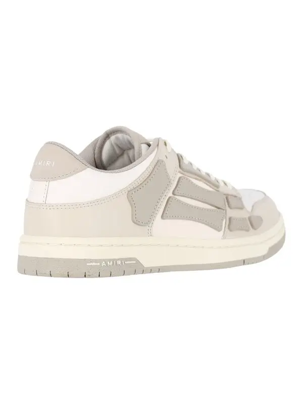 Amiri Skel Low-top Leather Sneakers - White