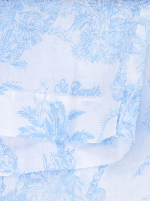 MC2 SAINT BARTH Ramié Shorts - Light Blue