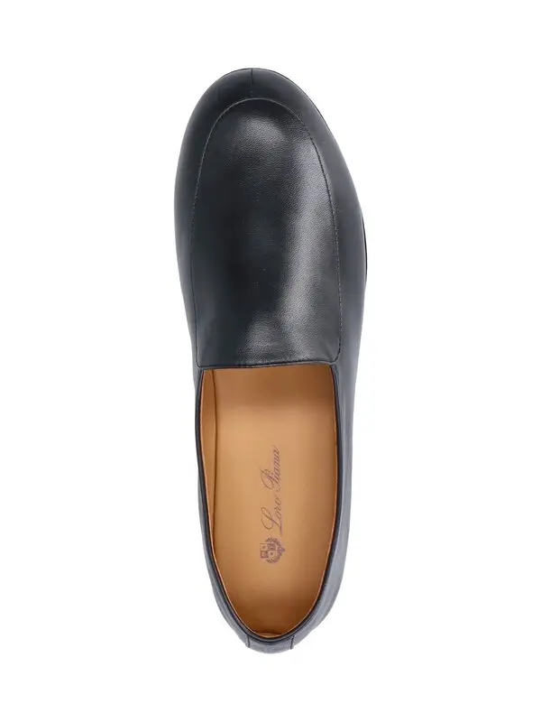 Loro Piana Anton Walk Loafers - Black