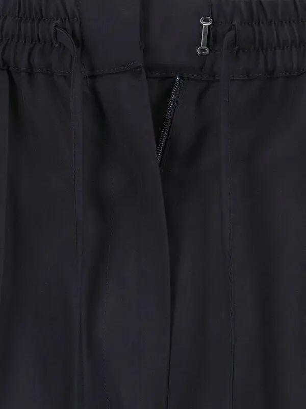 Sportmax Viscose Satin Shorts - Black